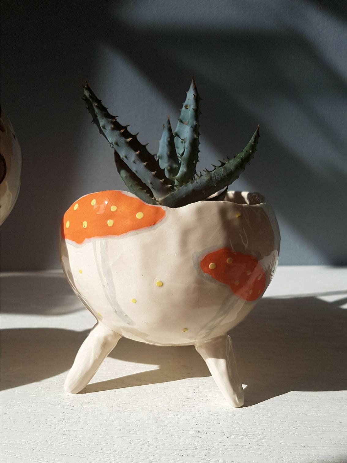 The Cool Shrooms Collection Handmade Ceramic Hanging | Etsy UK