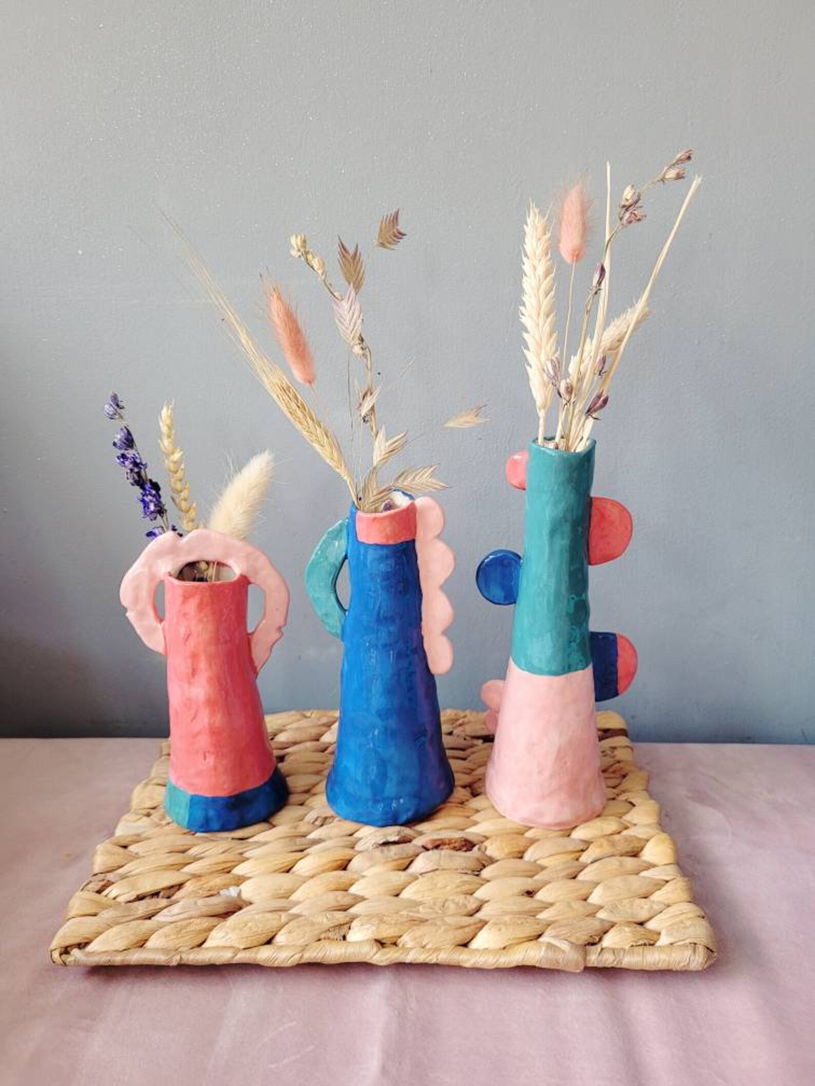 The Aztec Vases Collection - Handmade Ceramic Vase, Home Décor, Garden ...