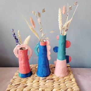 The Aztec Vases Collection - Handmade Ceramic Vase, Home Décor, Garden ...
