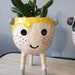 The Spotty Dotty Face Collection - Handmade Ceramic Plant Pot ...