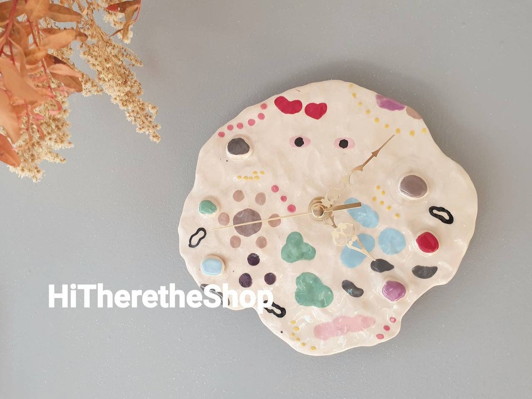 The Uncanny Clock - the Uncannies Collection. Hand Made Ceramic Clock ...