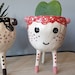 The Spotty Dotty Face Collection - Handmade Ceramic Plant Pot ...