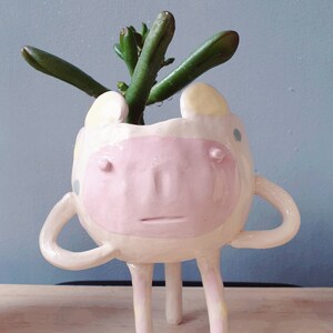 The Grumpopuff Collection - Handmade Ceramic Succulent Cactus Pot ...