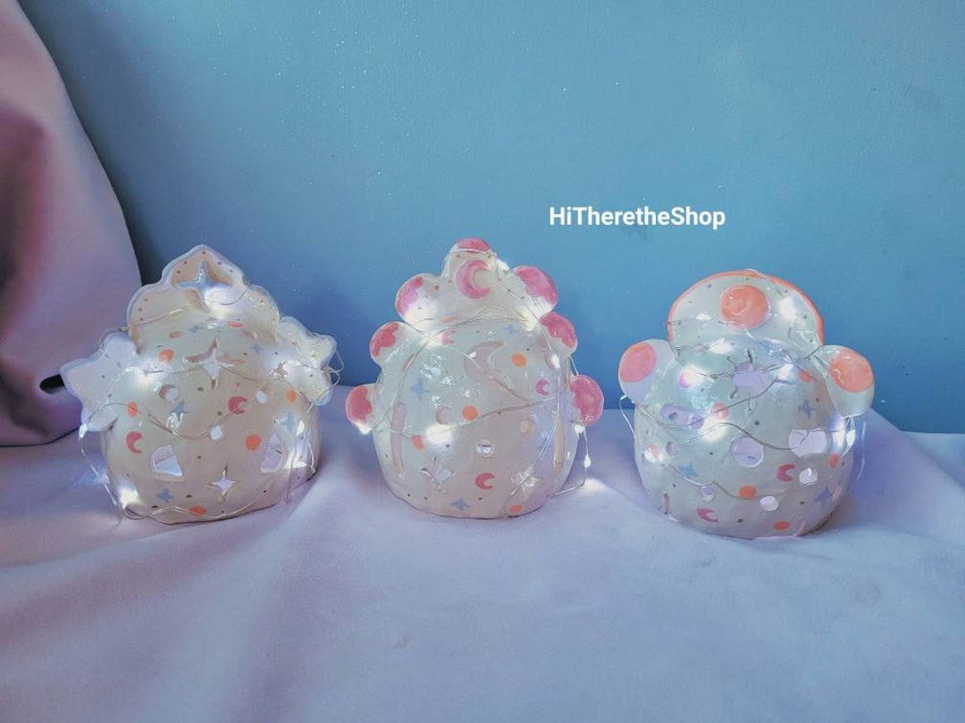 The Little Moon Star Sun Temples! Handmade Ceramic Decor With Light ...