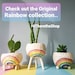 The Rainbow Pot Collection 2! Ceramic, Handmade Planter, Succulent Pot ...