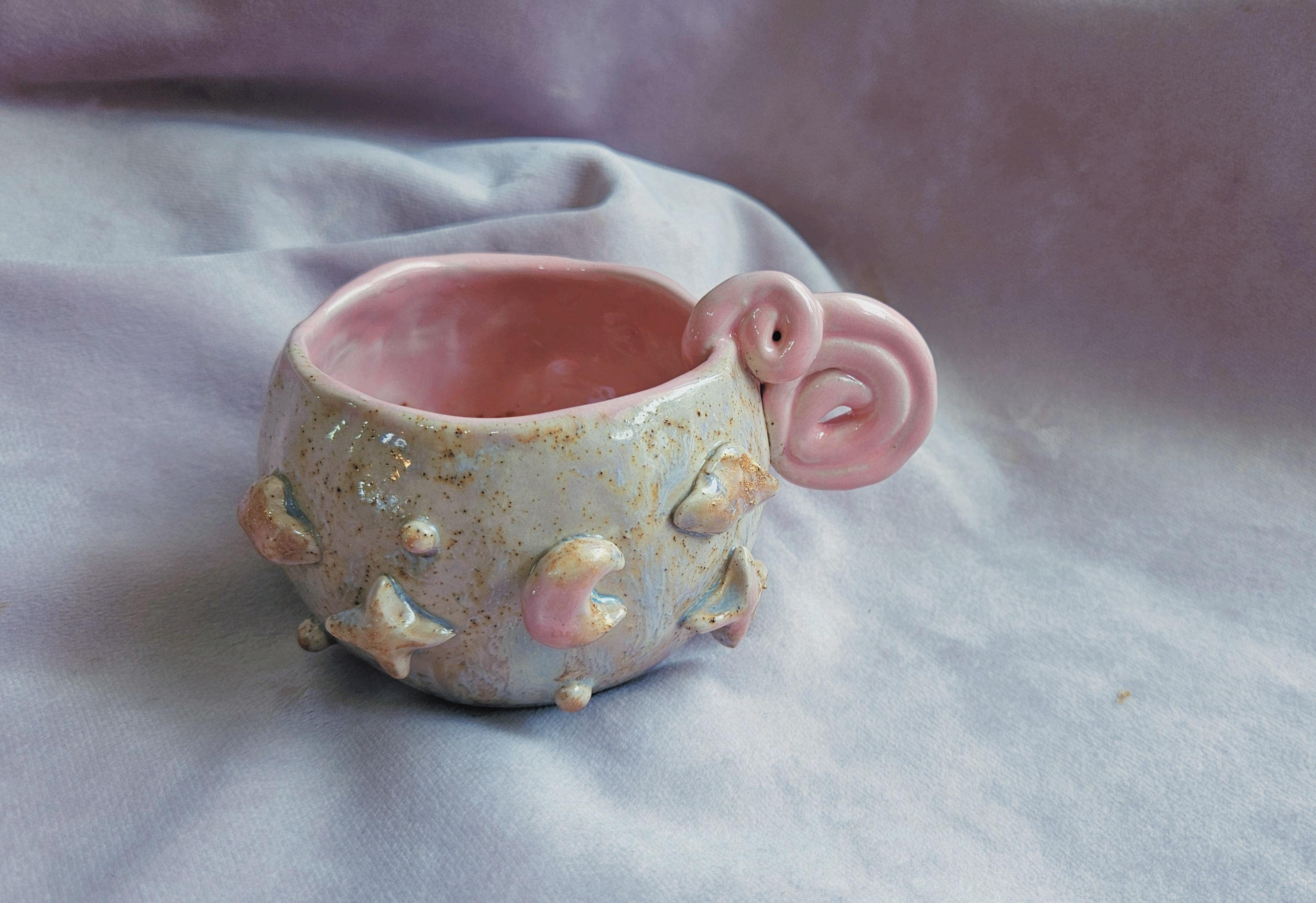 Moon Star Magic Mug! Handmade Ceramic Coffee Mug Tea Cup. Moon Star ...