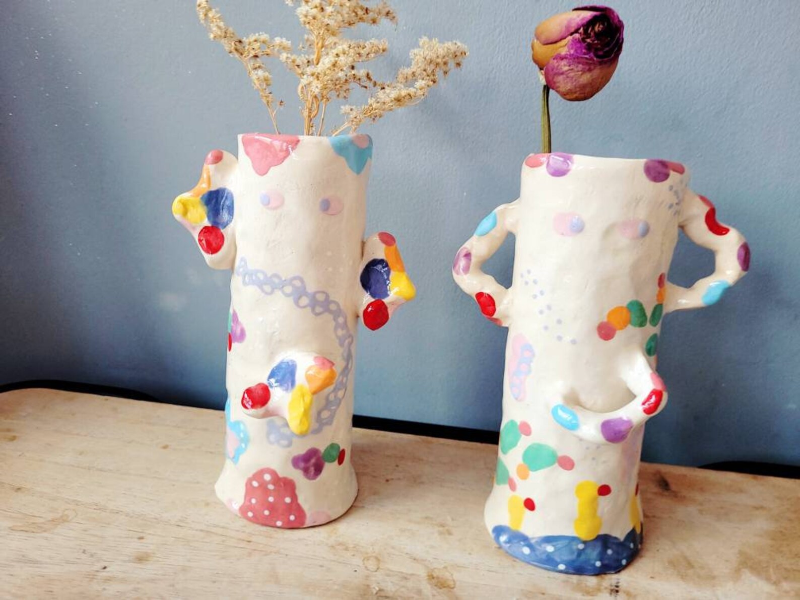 The Microorganism Uncanny! Handmade Ceramic Vase, Home Décor, Garden ...