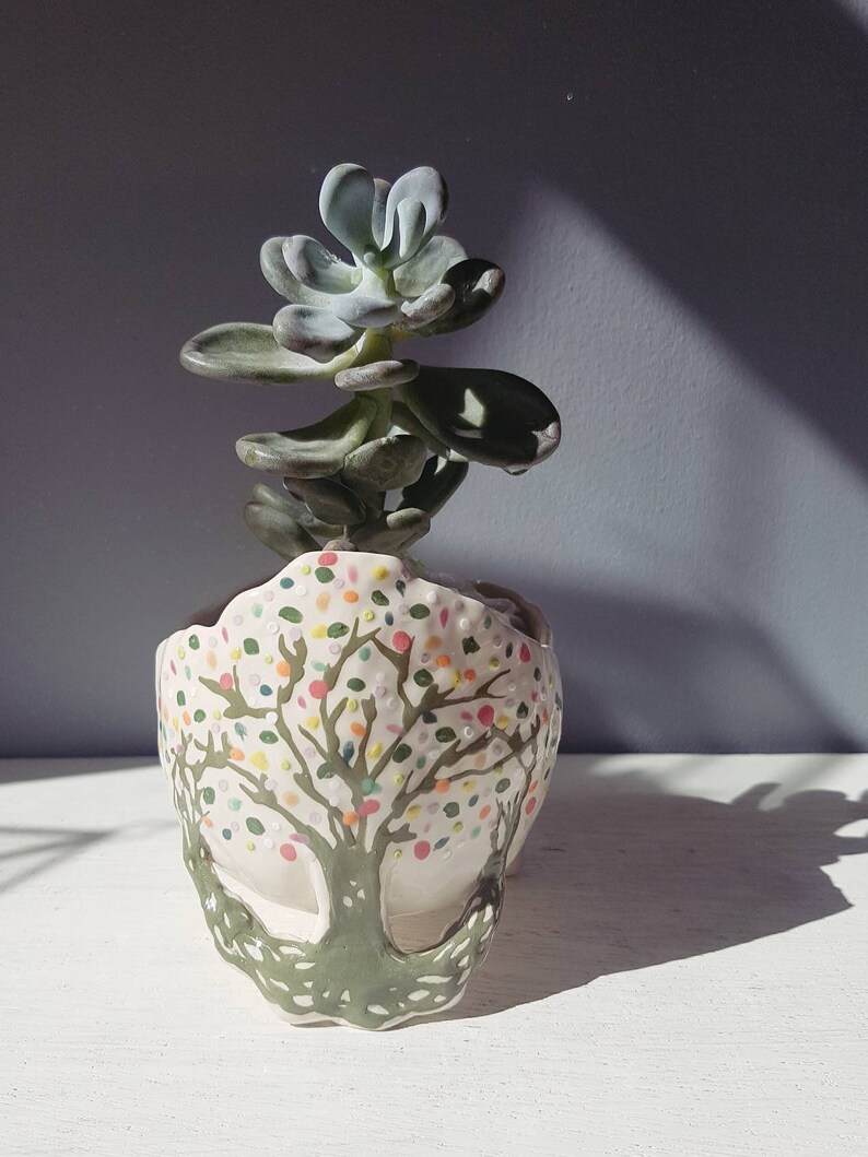 The Very Fun Collection 3 - Handmade Ceramic Plant Pot, Succulent Pot ...