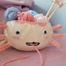 The Silly Axolotl Yarn Bowl Handmade Ceramic Yarn Bowl. Hand Pinched ...