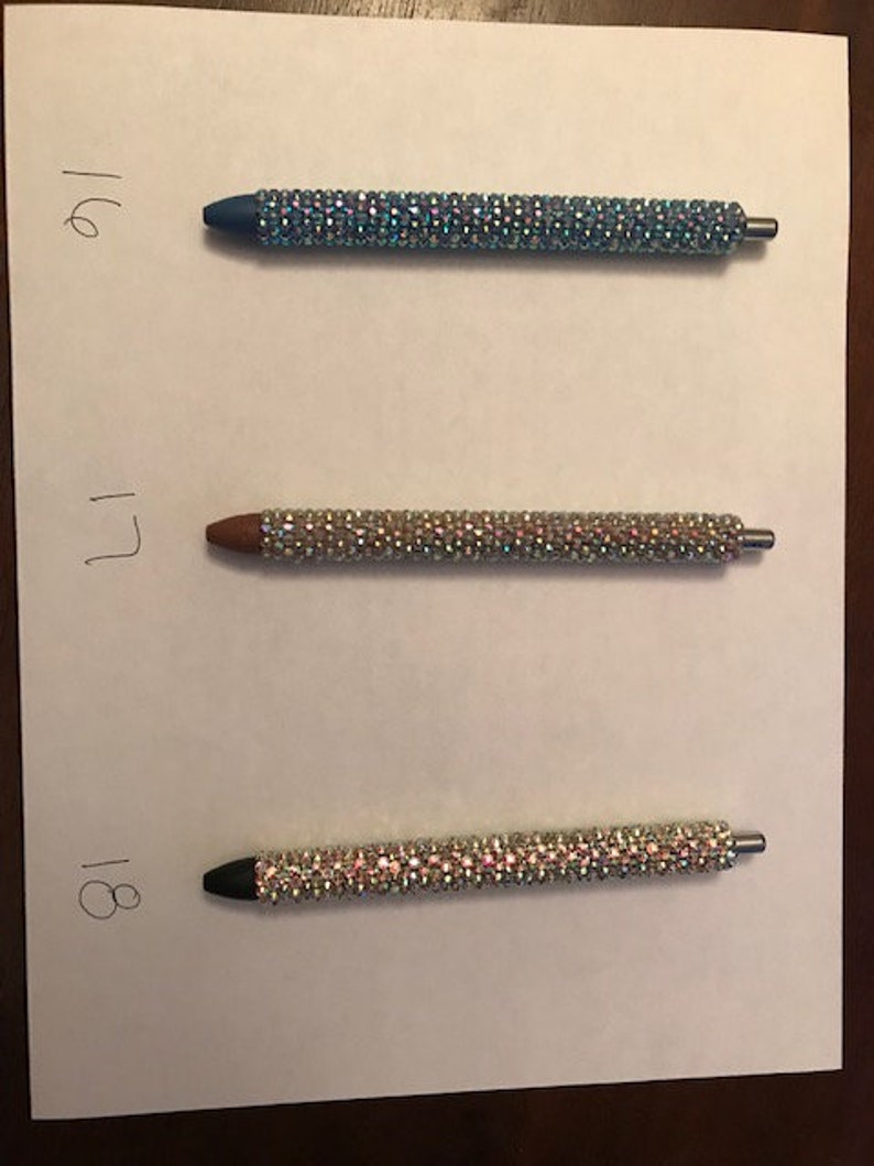 Rhinestone Pen - Etsy