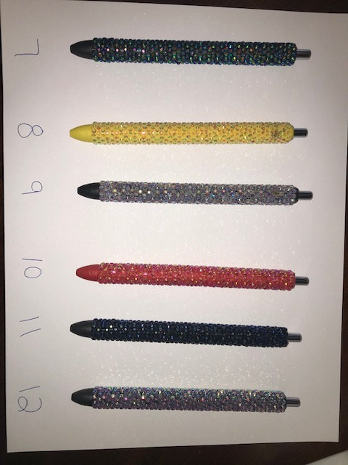 Rhinestone Pen - Etsy