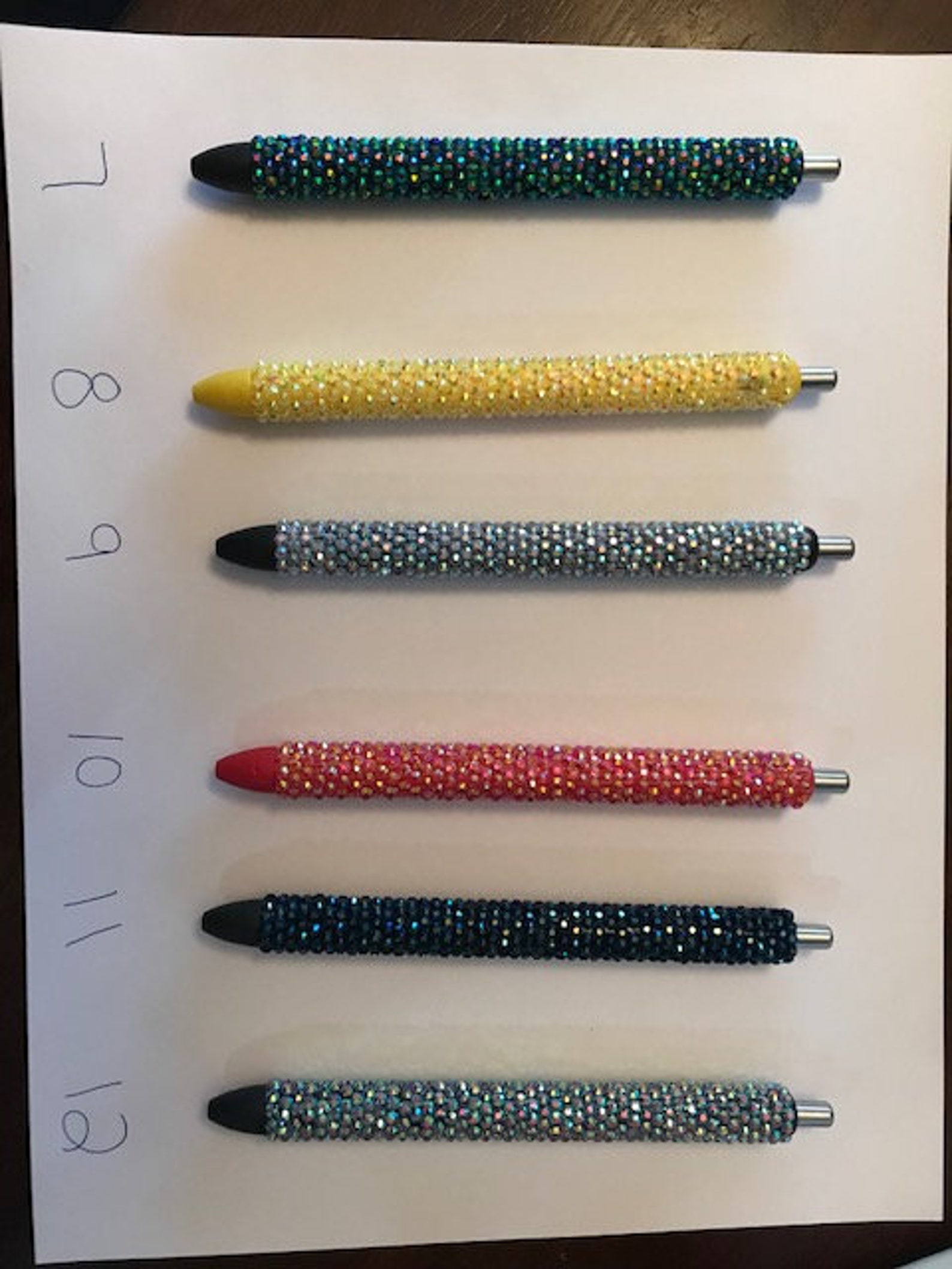 Rhinestone Pen - Etsy