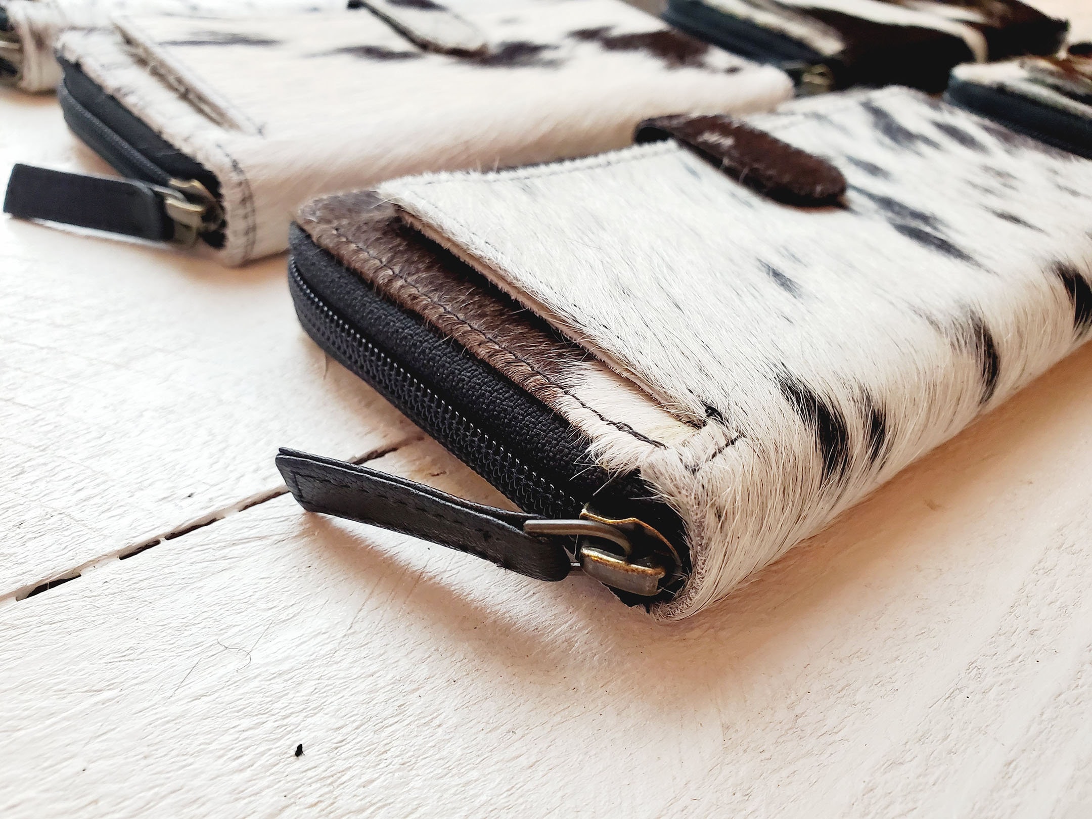 Myra Wallet RFID Hairon Leather Western and Cowgirl With Zippered ...