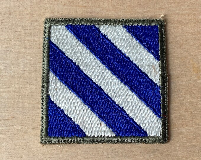 WW2 3rd Infantry Division US Army Shoulder Patch Vintage Military ...