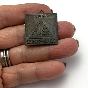 WW2 Vintage US Army Service Clubs Seoul Area ROK Metal Keychain Fob ...