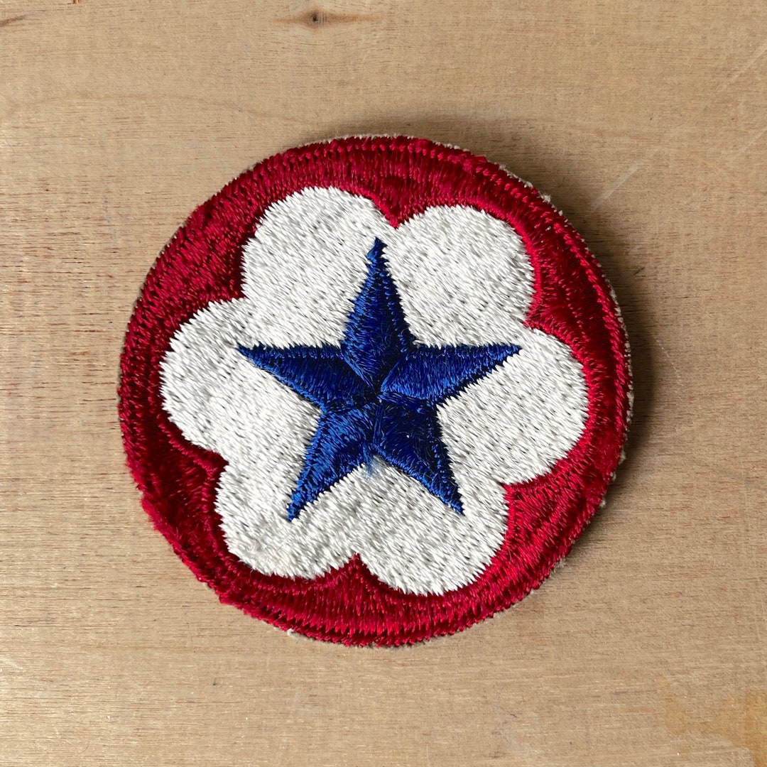 WW2 ASF Service Force US Military Army Patch Original No Glow Snow Back ...