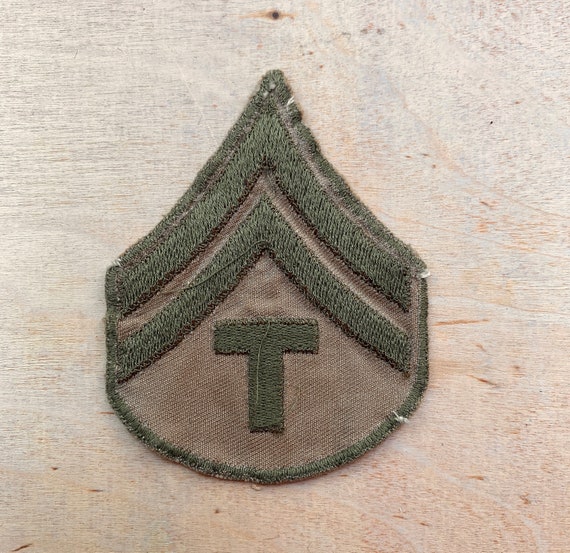 WW2 Technical Sergeant Chevron Khaki Twill Issue US Army - Etsy