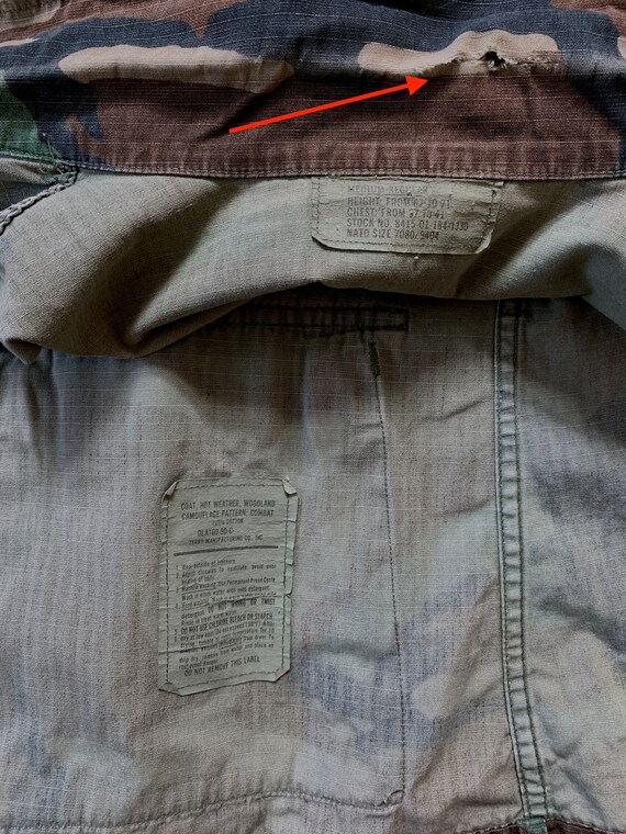 Medium Regular US ARMY Vintage Military Issue Hot Wea… - Gem