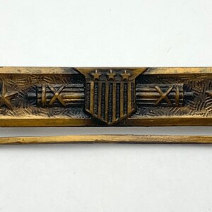 WW2 US Coast Guard Army Auxiliary Arrows Bar Insignia Cap Hat Lapel ...