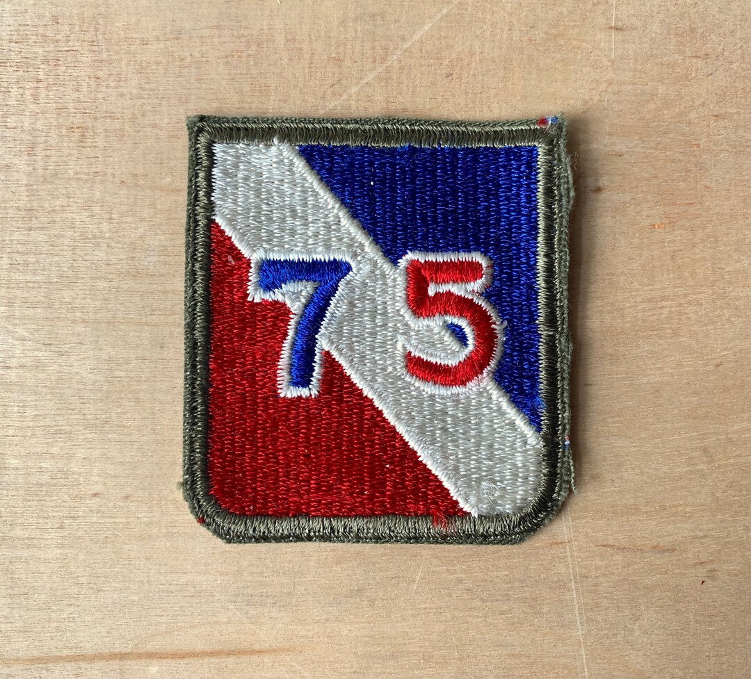 WW2 75th Infantry US Army Shoulder Patch Vintage Military Original No ...