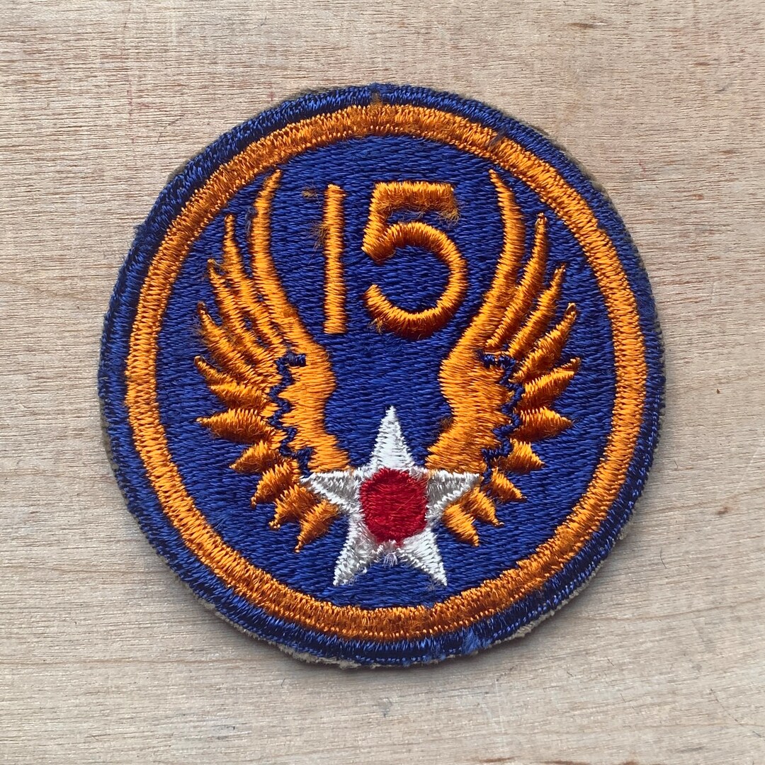 WW2 15th Army Air Force Corps USAAF US Military Shoulder Patch Vintage ...