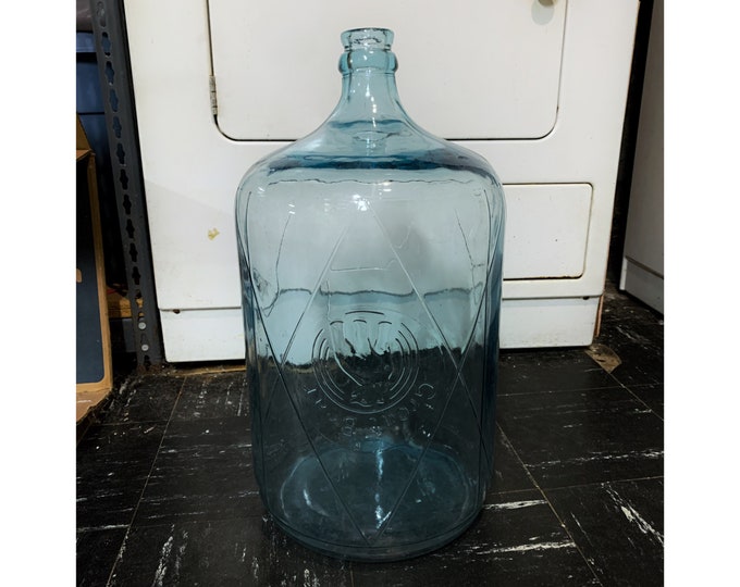 5 Gallon Glass Water Bottle Great Bear Aqua Turquoise Blue Vintage - Etsy