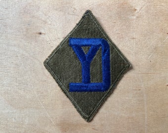 WW2 US Army Rangers Diamond D-day Patch Shoulder Patch WWII Vintage ...