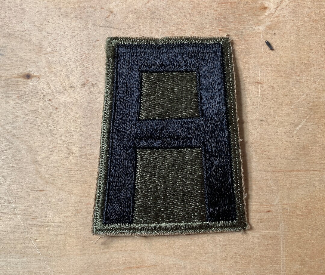 WW2 1st Army Field OD Green Black US Army Shoulder Patch - Etsy