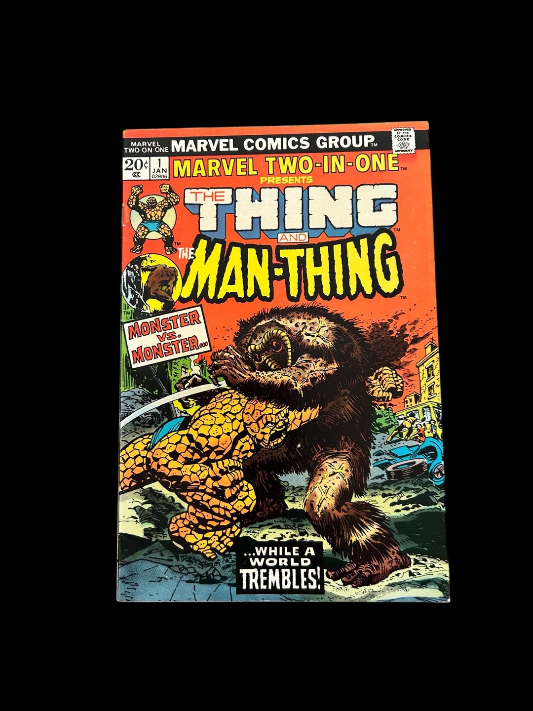 1973 Marvel Comic Issue No 1 - the Thing and Man-thing - - Etsy