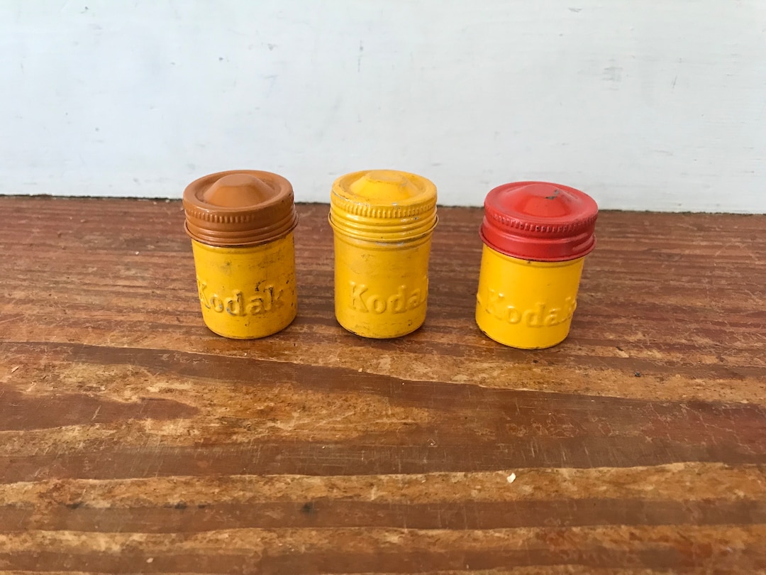1950s Kodak Film Canisters - Vintage Film/camera - NOS - Etsy