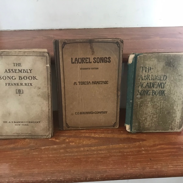 Antique Songbook - Etsy