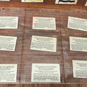 1920s Flag Trading Cards - Wilbur Chocolate Bar Cards - Lot of 29 Cards ...