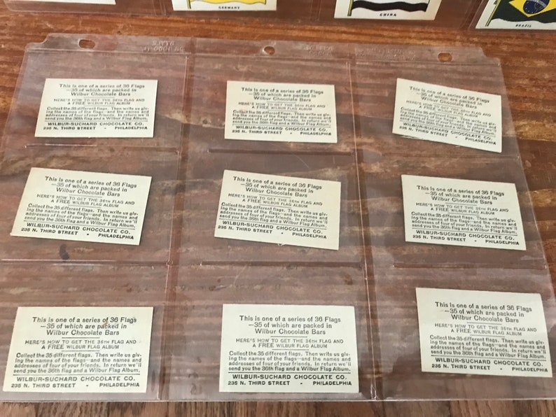 Vintage 1920s Flag Cards - Wilbur's Chocolate Premiums, Set of 29 - Etsy