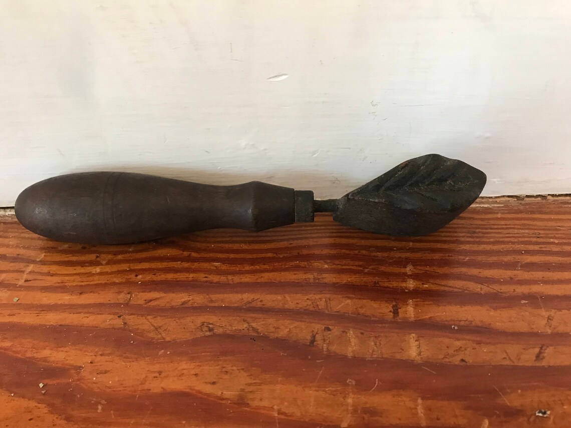 Early 1900s Millinery Iron Stamp Tool Cast Iron | Etsy