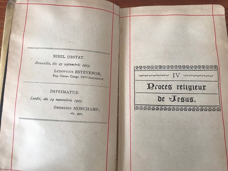 Early 1900s French Prayer Book - - Etsy