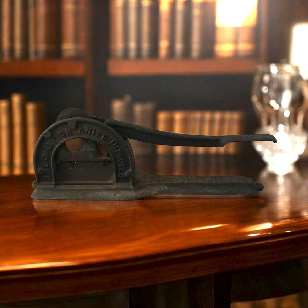 Late 1800s Cast Iron Tobacco Plug Cutter - Enterprise M'F'G' Co ...