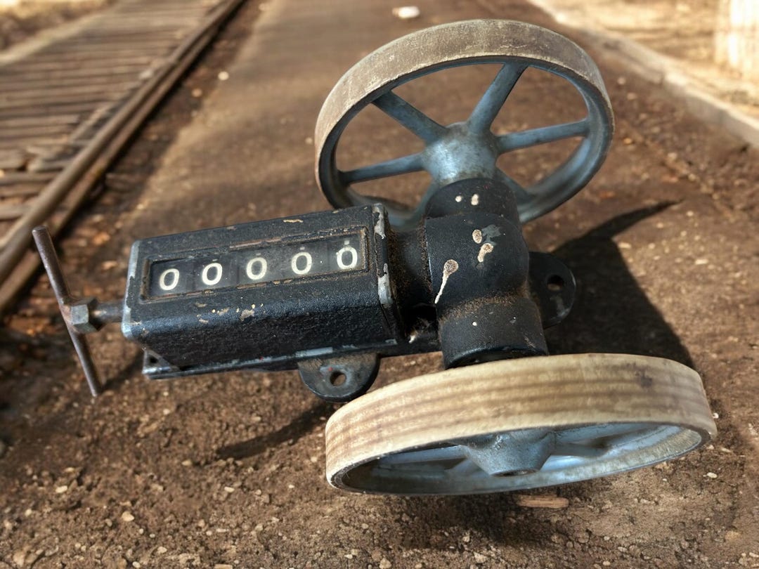 Original Veeder-root Railroad Track Distance Counter - Railroad ...