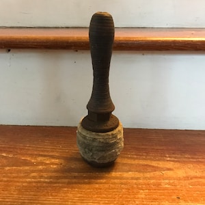 Antique 1800s Goddard Mallet - Raw Hide Cast Iron Tool - Stacked ...