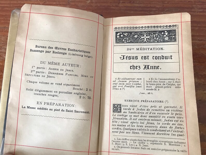 Early 1900s French Prayer Book - - Etsy