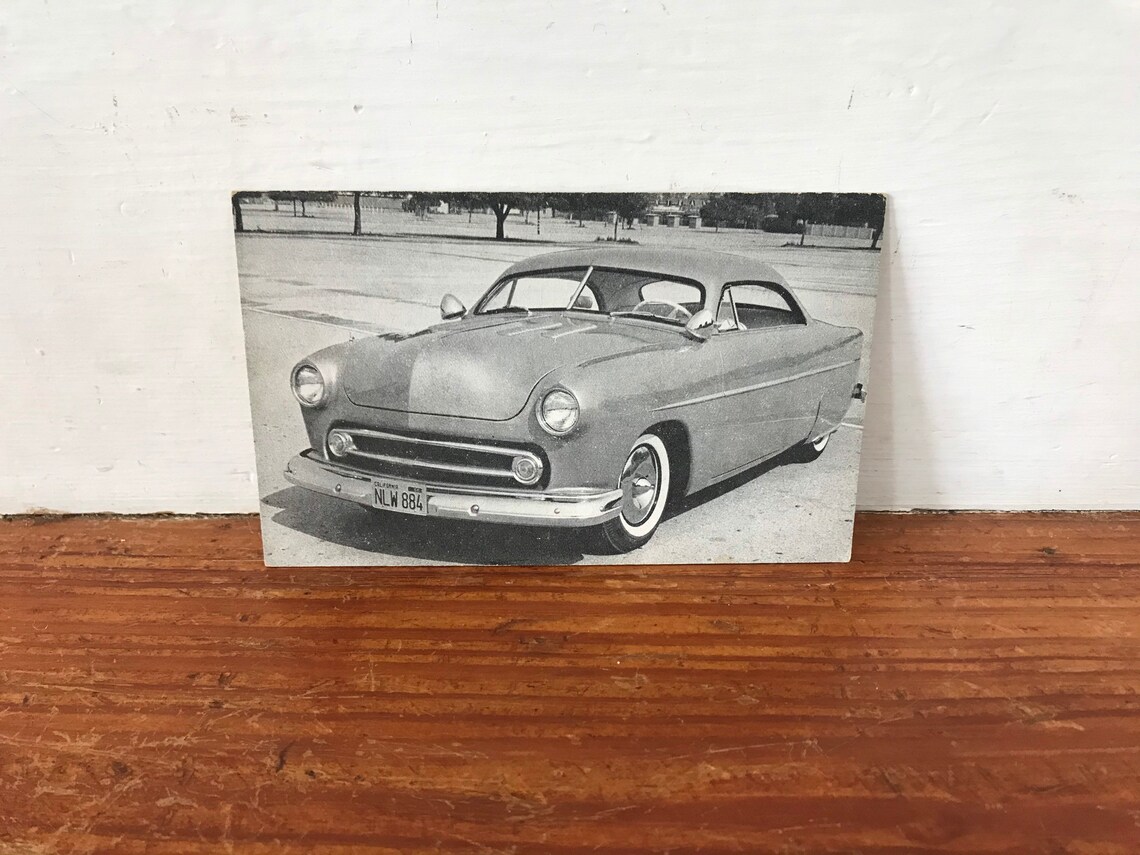 Vintage 1960s Hot Rod Arcade Card/vending Machine Card 1951 | Etsy