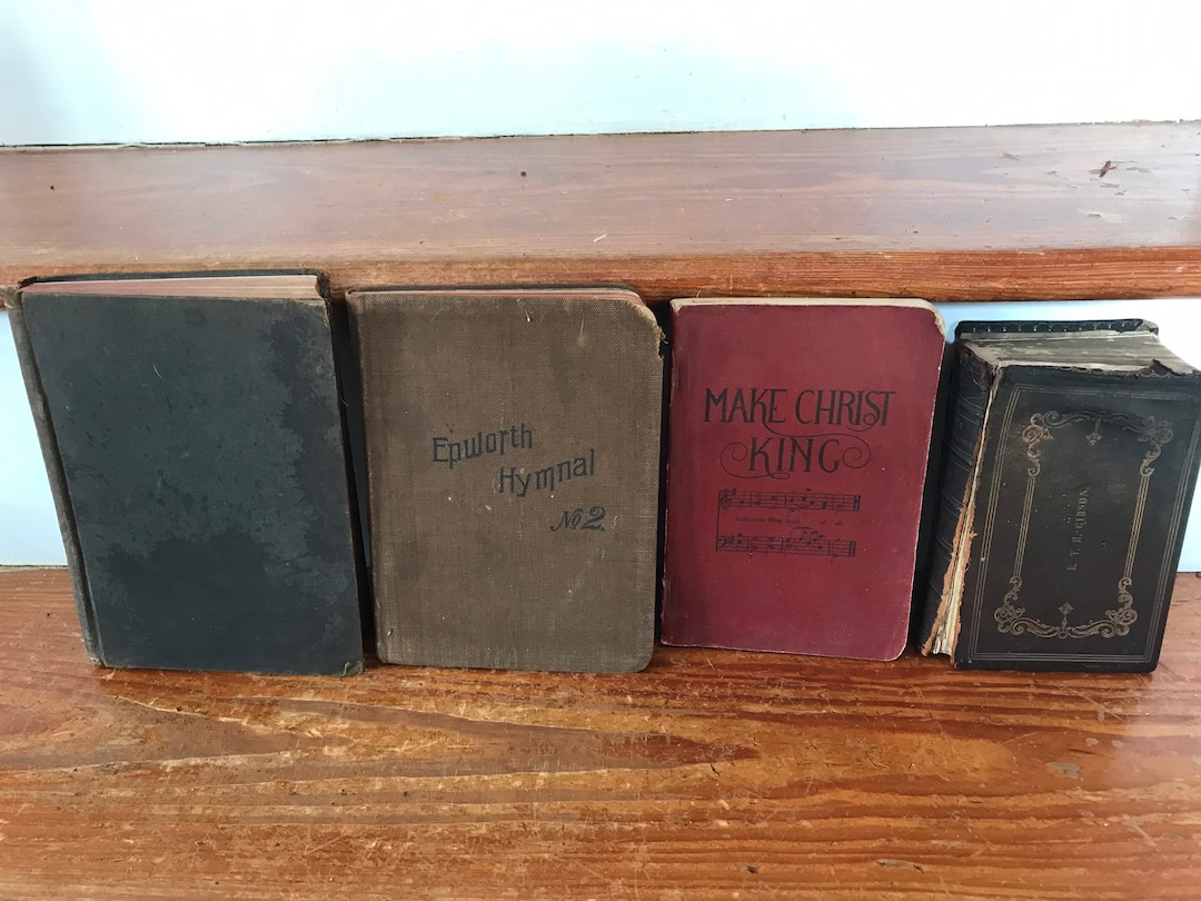 Late 1800s Hymnals Vintage Song /music Books - Etsy