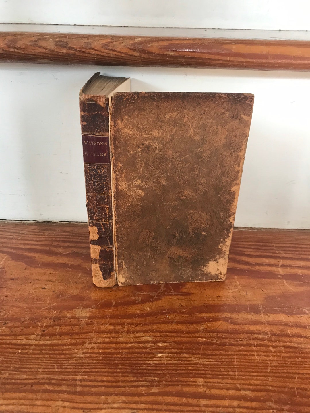 Early 1800s Antique Leather Book Small Leather Book First American ...