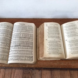 Late 1800s Hymnals Vintage Song /music Books - Etsy