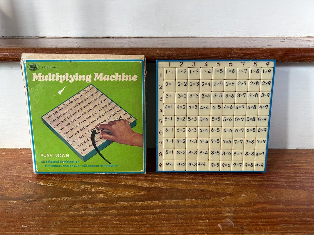 1960-70s Chadwick Multiplying Machine- Vintage Math - Home School ...