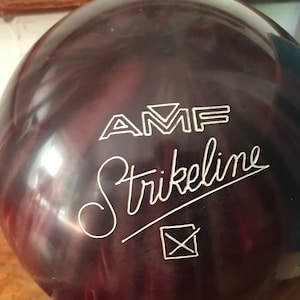NOS 1980s Bowling Ball AMF Strikeline Undrilled Ball - Etsy