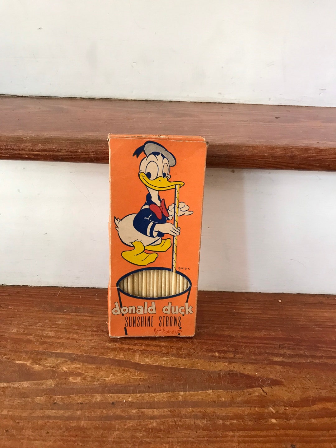 1950s Donald Duck Sunshine Straws - Vintage Original Straws - Etsy