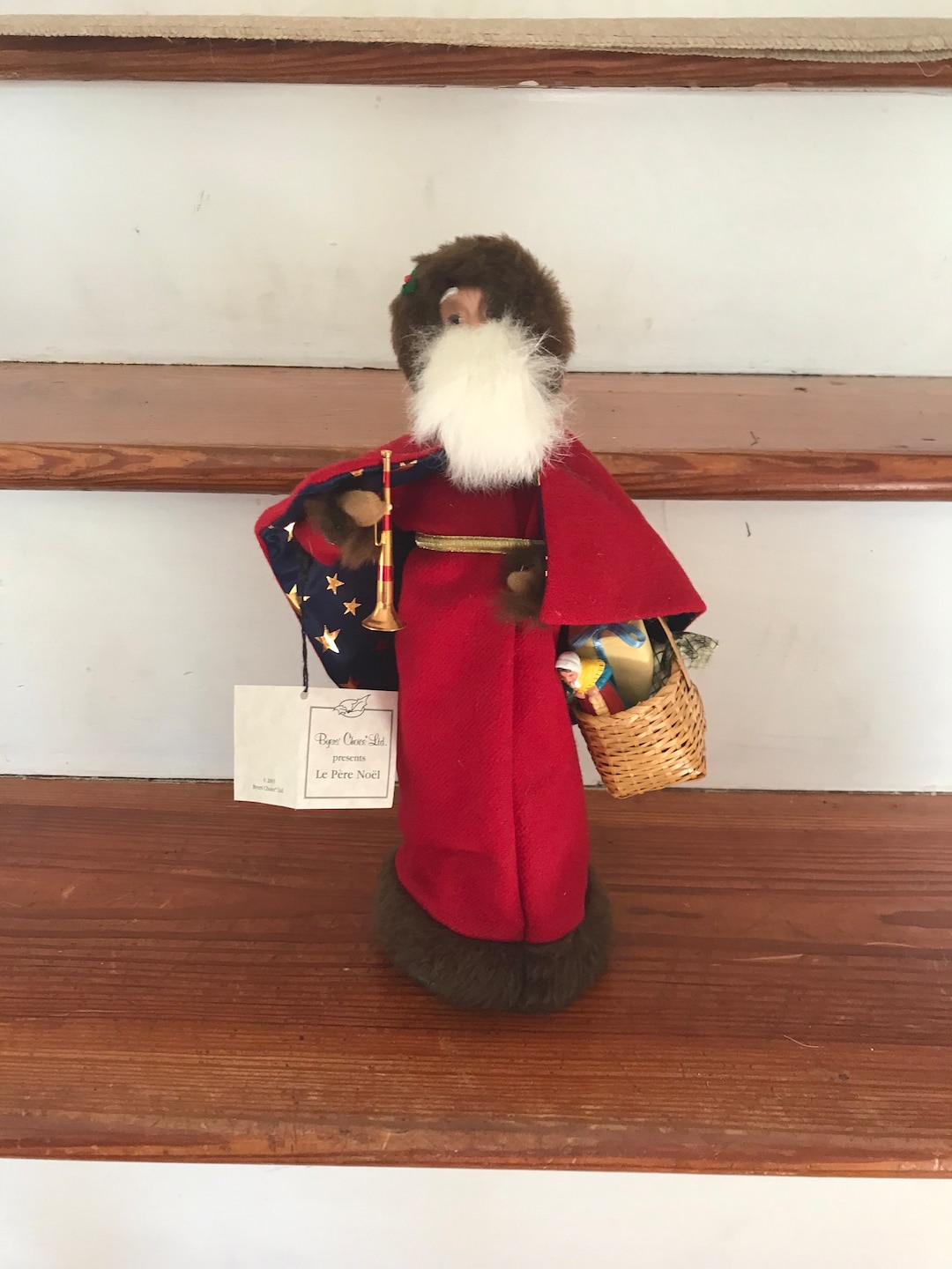 Le Pierre Noel Byers Choice Santa Caroler 2003 - Etsy