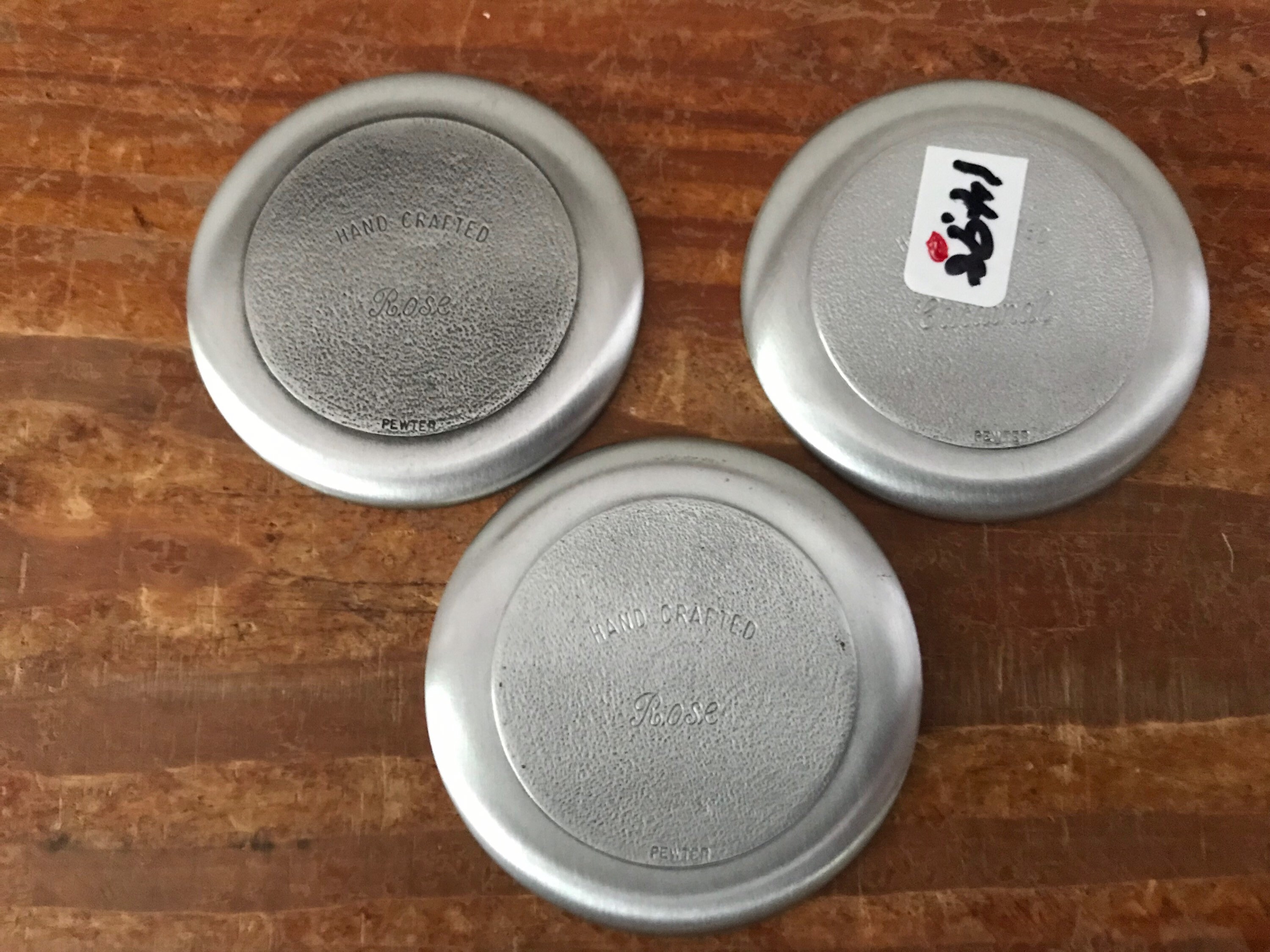 Vintage Small Pewter Plates - Holiday Decor, Set of 3 - Etsy