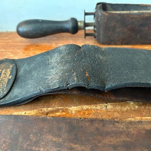 Group of Razor Strops Worn Leather Barber Strops - Etsy