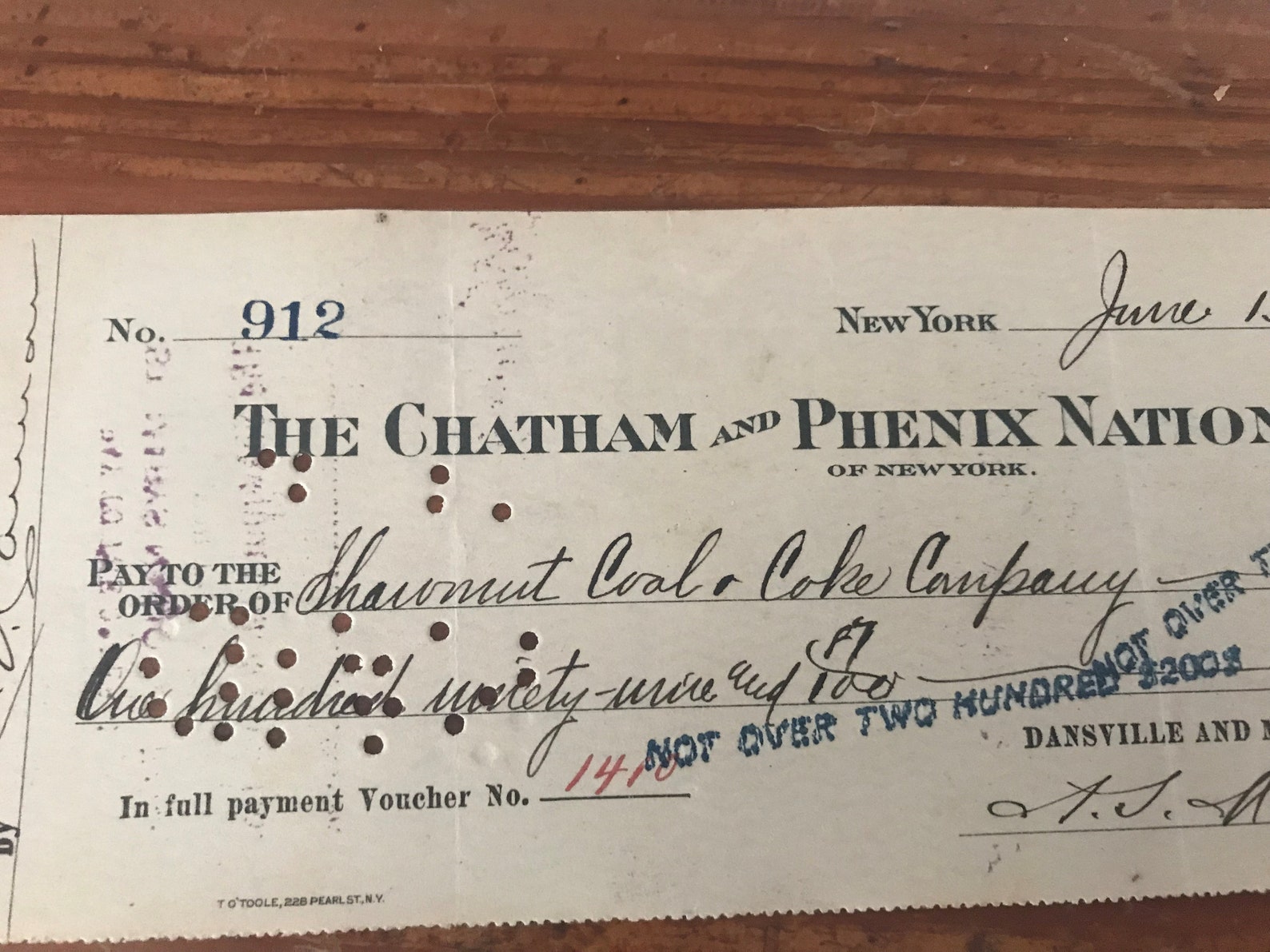Early 1900s Bank Checks 4 Paper/monetary Ephemera | Etsy